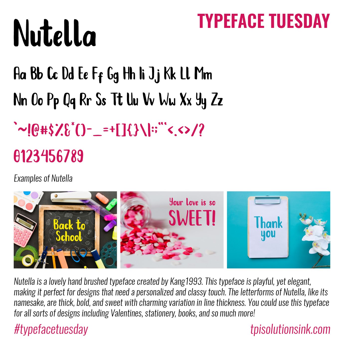 Typeface Tuesday Recap – February 2018